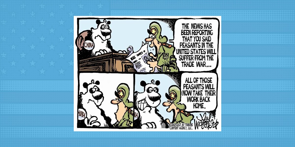 April 22, 2025 — Today's Conservative Cartoon | AM 870 The ANSWER - Los ...